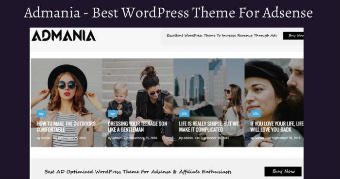 Best WordPress Theme For Adsense Users | by Nirmala Santhakumar | Medium