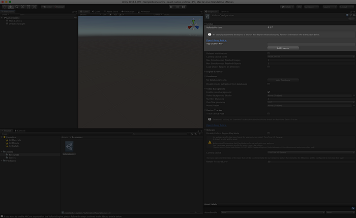 Integrate Vuforia Into React Native | by Jan Owiesniak | Medium