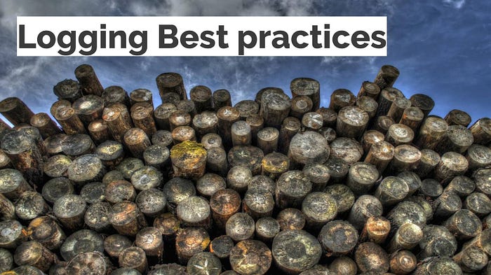 Follow these logging best practices to get the most out of application-level logging — Slides ...