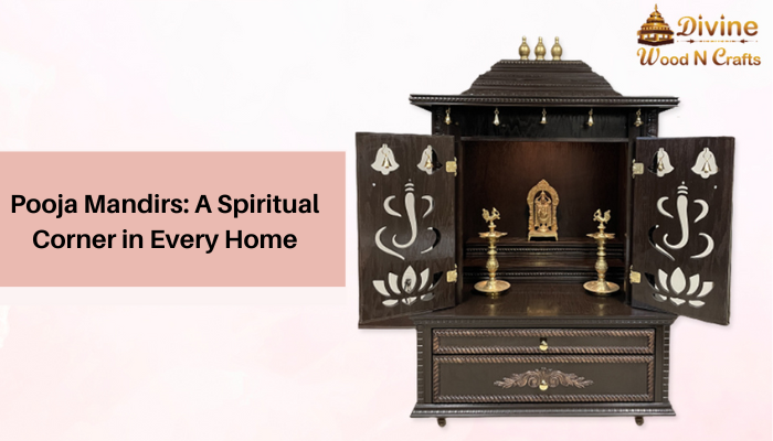 Pooja Mandirs: A Spiritual Corner in Every Home | by DivineWoodnCrafts ...