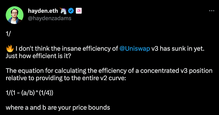 Uniswap v3 Математическая суть - Lilynois ltd.