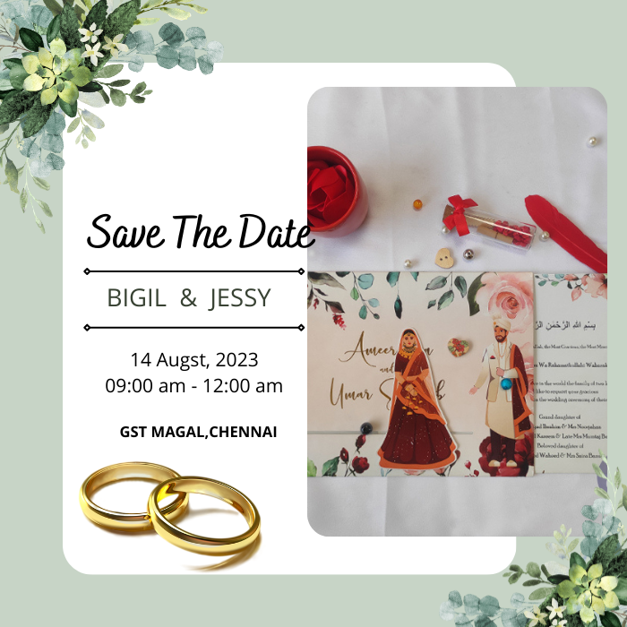 ”Eco-friendly Slide Wedding Cards: A Unique and Sustainable Touch for ...