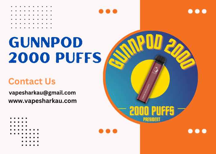 Gunnpod 2000 Puffs - Vape Shark - Medium