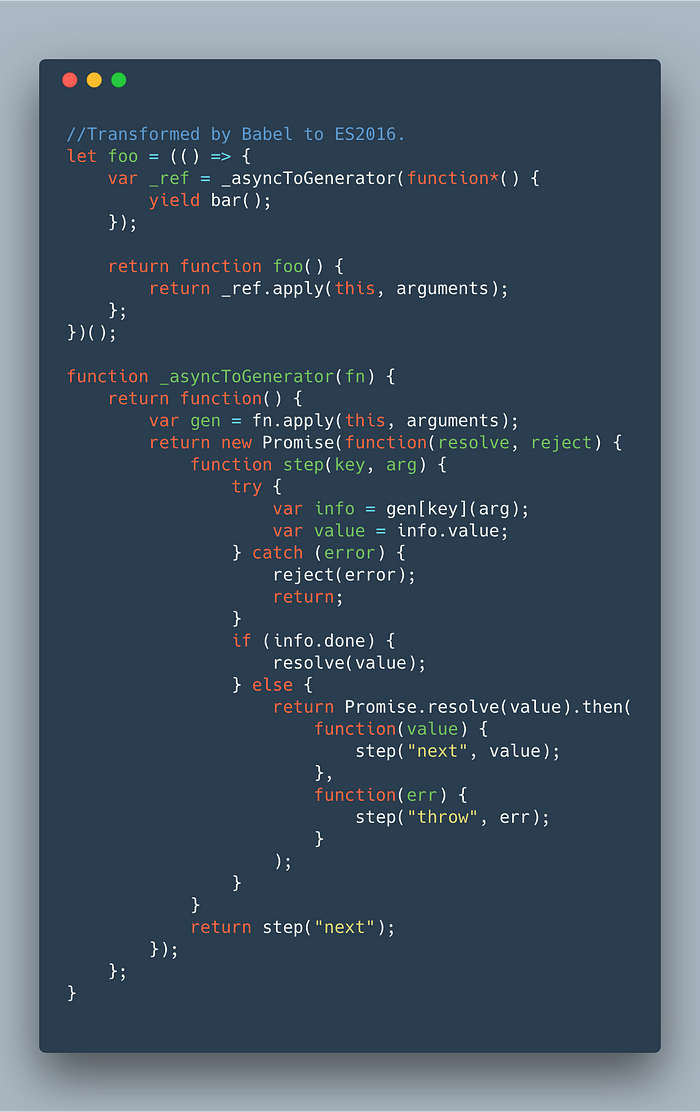 Async Await ≈ Generators Promises By Cha Medium