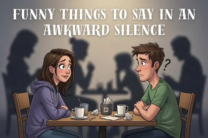 From Cringe to Laughs: Hilarious Things to Say in an Awkward Silence ...