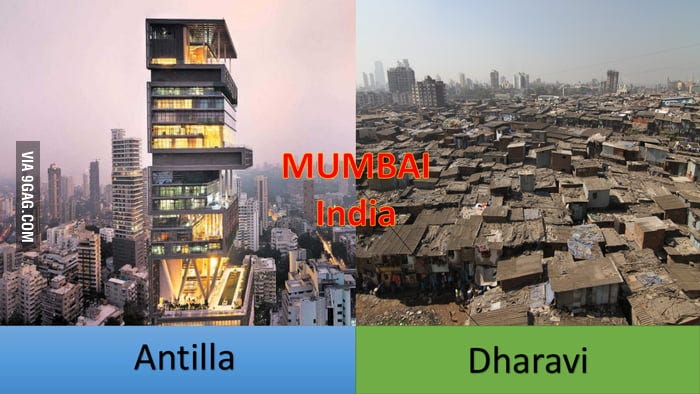 Mukesh Ambani House Slum