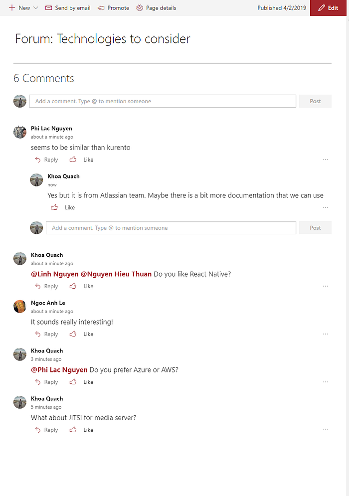 SharePoint Modern Experience Page Layout Samples | by Khoa Quach | NIFTIT SharePoint Blog | Medium