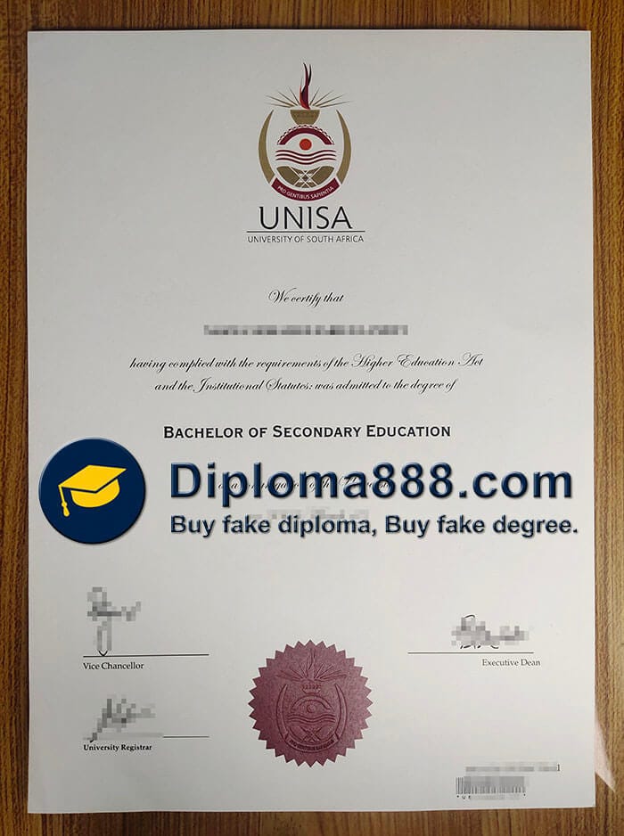 Diploma University Of South Africa