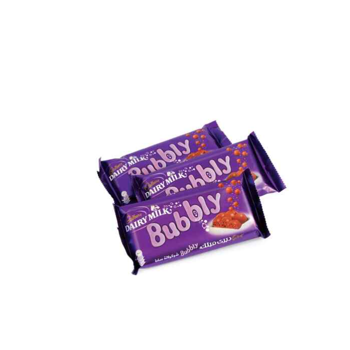 Cadbury Dairy Milk Bubbly Chocolate 87g Pack of 3 — Menakart.com - Amit ...