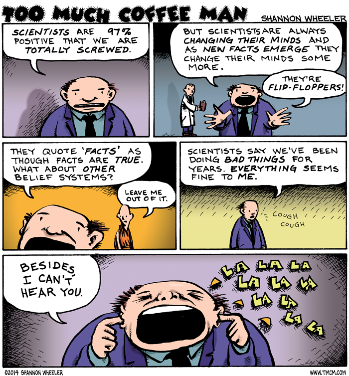 Scientists are Crazy. A Too Much Coffee Man Cartoon | by Shannon ...
