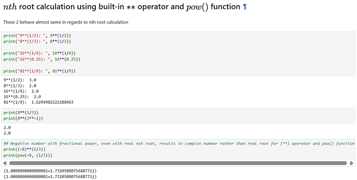 Python Exponentiation and Logarithmic Operations | by Aditya Garg | BeginnerPython | Medium