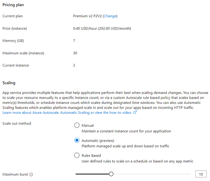 How automatic scaling works on Azure App Service | Microsoft Azure