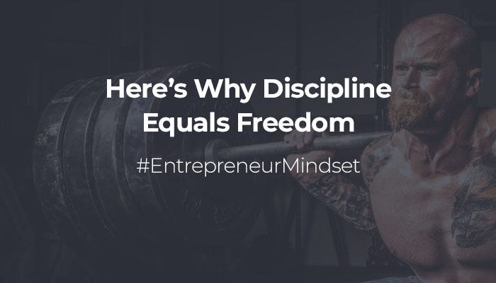 Here’s Why Discipline Equals Freedom | by Craig McBreen | Medium