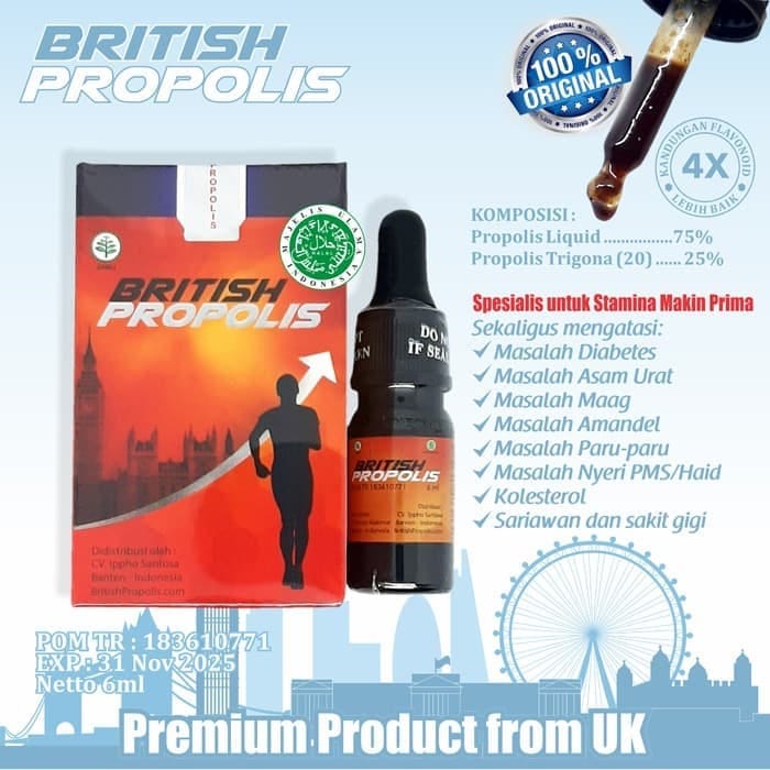 PAKET FAMILY 3 BOTOL BRITISH PROPOLIS PREMIUM PRODUCT FROM UK | by ...
