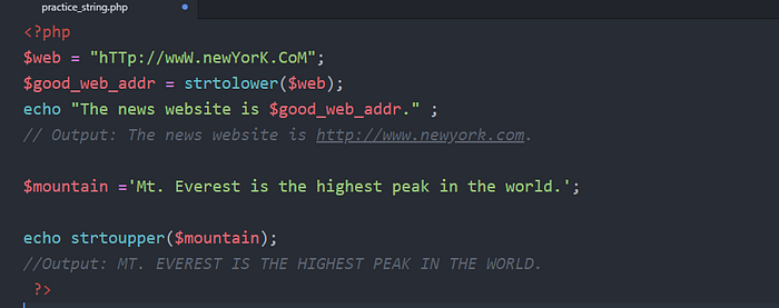 Important PHP String Functions. A string is group of characters. It is… | by Shankar Babu ...