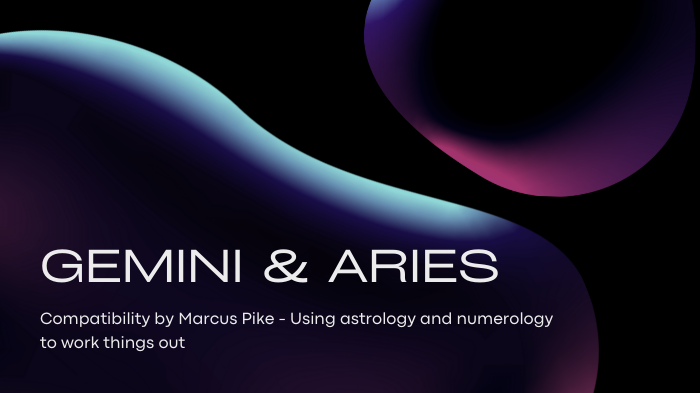 Gemini and Aries Love Match. Gemini and Aries Compatibility | by Marcus ...