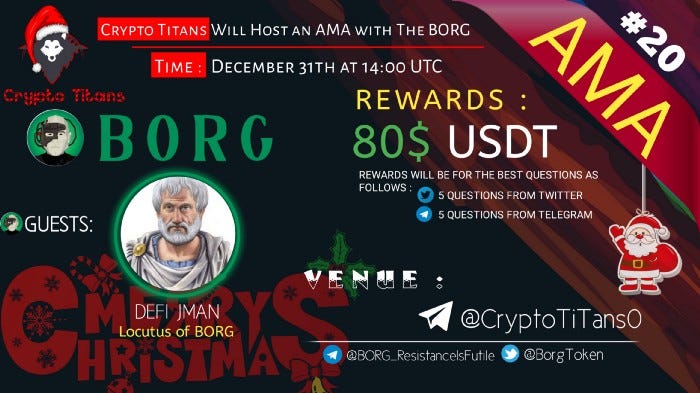 BORG AMA with CryptoTitans - TheBorgToken - Medium