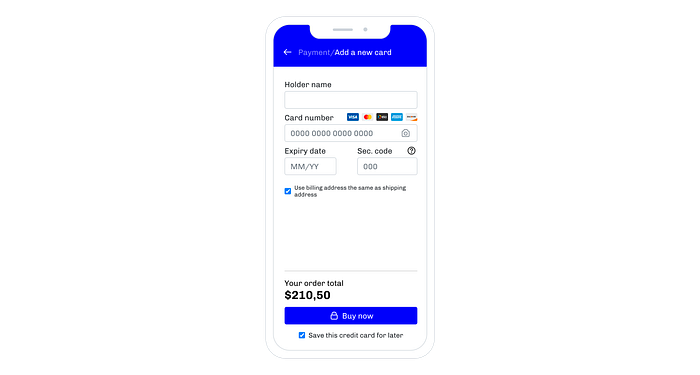 The ultimate guide for designing your credit card page | Bootcamp