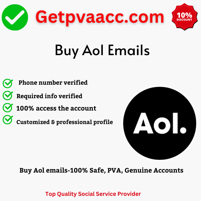 Top 3 Website To Buy Aol emails-100% Safe, PVA, Genuine Accounts | by ...