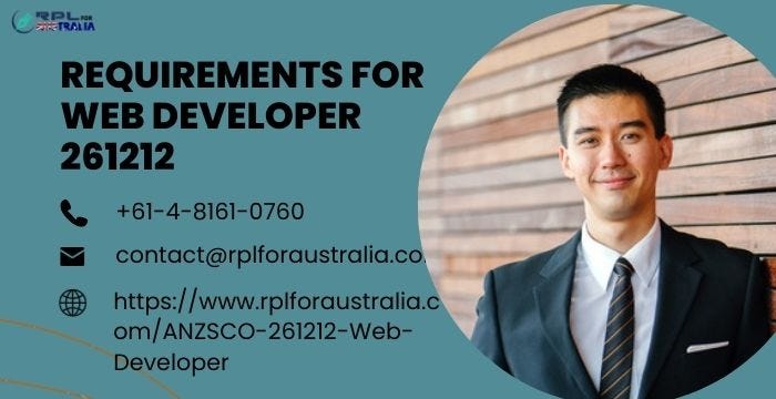 Requirements For Web Developer 261212 | by Rplaustralia | Medium