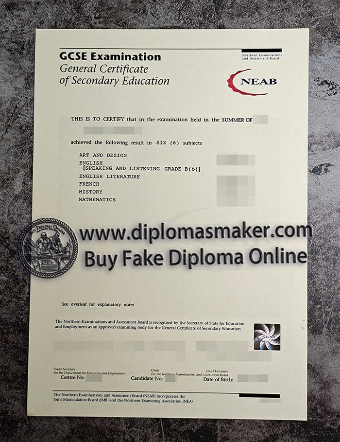 How much for fake NEAB GCSE Examination Certificate online? | by ...