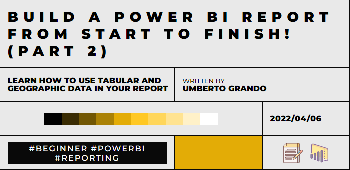 Build a Power BI Report from start to finish! (Part 2) | by Umberto ...