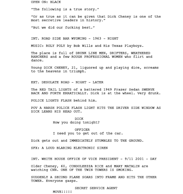 Page One: “Vice” (2018) - Go Into The Story