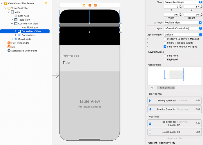 The simplest way to add a collapsible header to an iOS app | by Manisha Roy | Medium