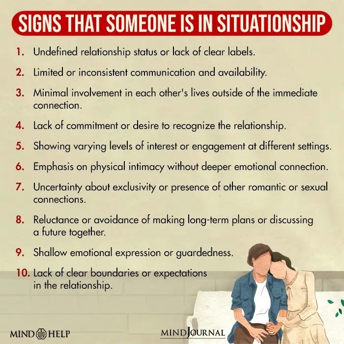 Situationship. A situationship is a unique… | by Mind Help | Medium