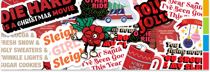12 Holiday Stickers You Can Order Right Now | Make It Stick