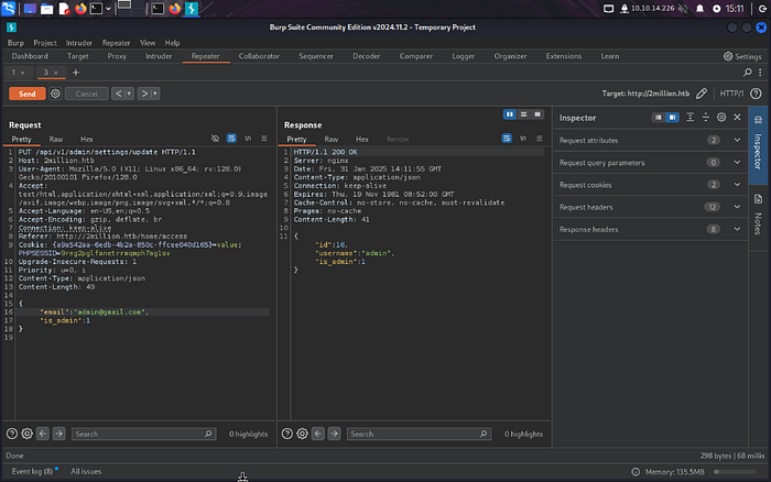 Two Million — HackTheBox Walkthrough Part 1: | by 0xasmaa | Medium
