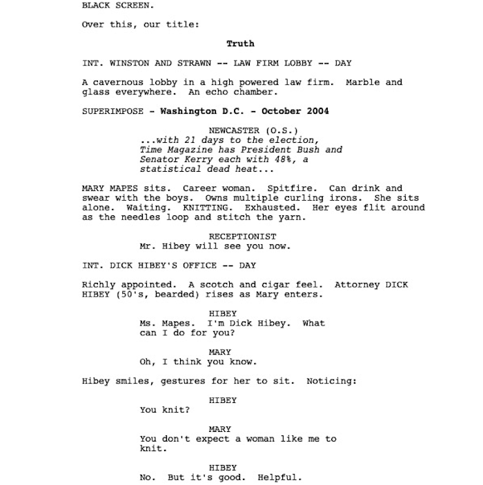 Page One: “Truth” (2015) - Go Into The Story