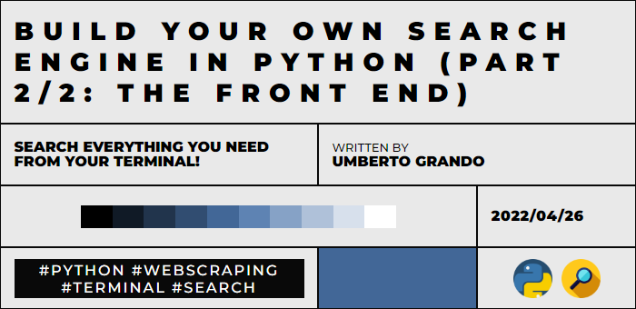 Build Your Own Search Engine Using Python | Python in Plain English