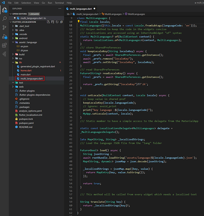 Multi-Language in Flutter. Enable multi-languages in the mobile… | by ...