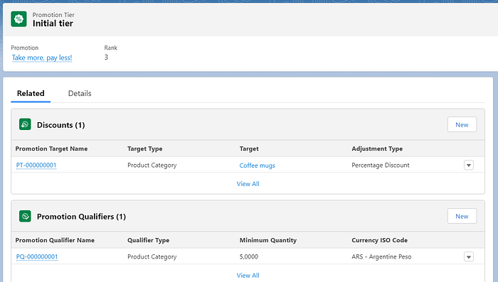 Salesforce B2B Commerce: Tiered promotions | by Maria Florencia Velarde ...