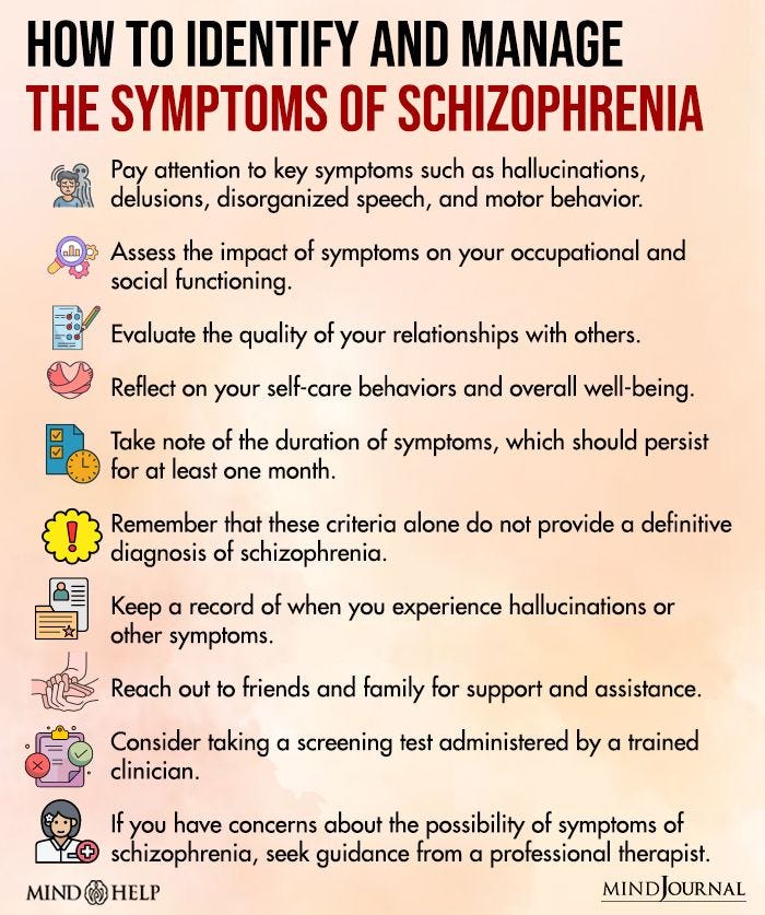 Signs And Symptoms Of Schizophrenia | by Mind Help | Medium