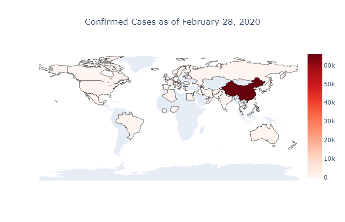 Coronavirus data visualizations using Plotly | by Terence Shin, MSc ...