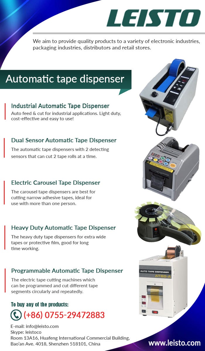 Automatic Tape Dispenser For Industrial Packaging | Leisto | by Leisto Industrial Co. Limited ...
