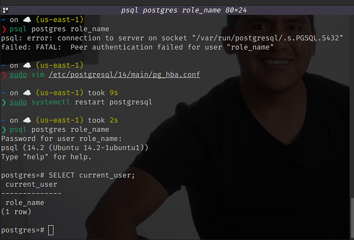Cómo crear usuario postgreSQL en Ubuntu 18.04 | 22.04 | by Nahum Trinidad | Crehana | Medium