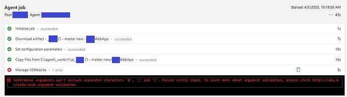 Azure DevOps pipeline — update “WinRM — IIS Web App Management” Task from version 1.* | by K ...