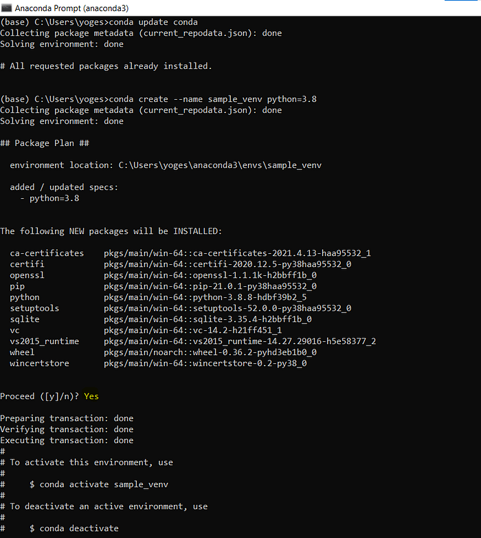 Create Python Virtual Environment in Windows[2021] | by Co-Learner | Co-Learning Lounge | Medium
