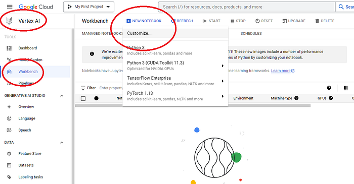 Practical Guide: How To Spin Up Vertex AI Workbench in GCP | by Josh ...