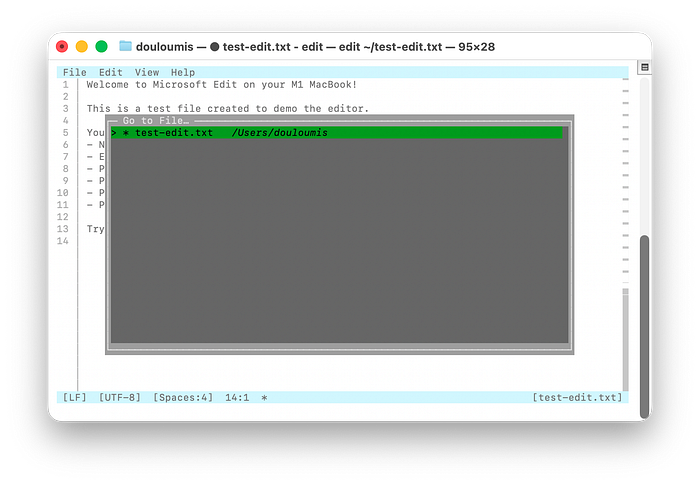 Microsoft Edit on Mac: The Terminal Editor That Actually Makes Sense ...