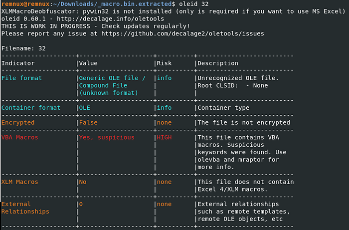 Analysis of 'MalDoc in PDF' | Venus Chhantel