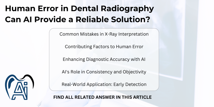 Addressing Human Error in Dental Radiography: Can AI Provide a Reliable ...