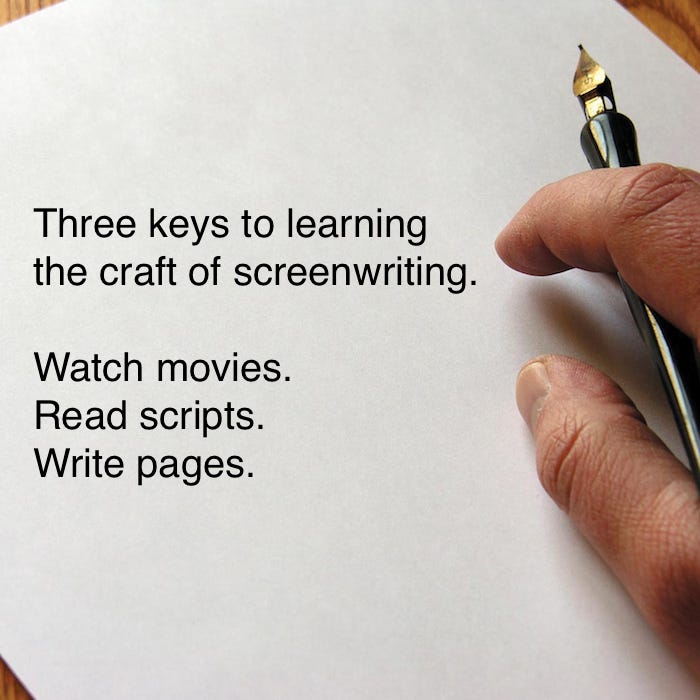 50 Things About Screenwriting. Some observations about the craft I’ve ...