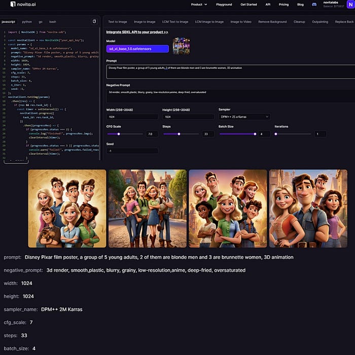 Try It Now: Disney Characters Generator