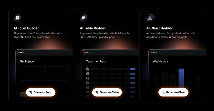 Introducing Tailwind Builder to Generate Production-Ready Code for Forms, Charts, and Tables