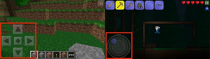 The making of Terraria mobile, Part 2 — Touch controls | by David Welch ...