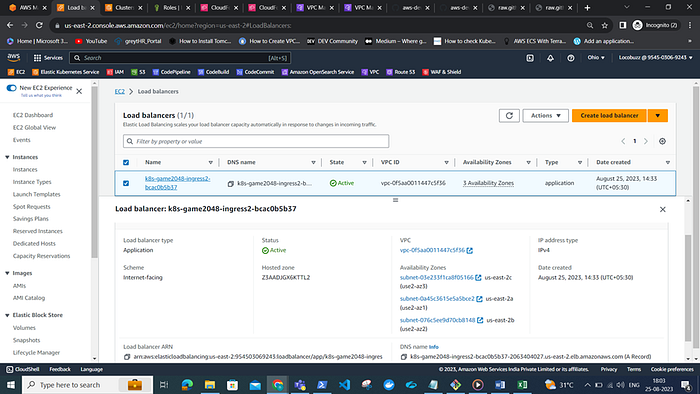 Deploying the 2048-game Application on AWS EKS platform Using Ingress | by Awsdevopsnani | Medium